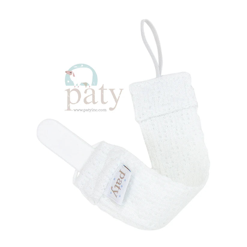 Paty - Paci Clip - White with White Trim – Lily Jane