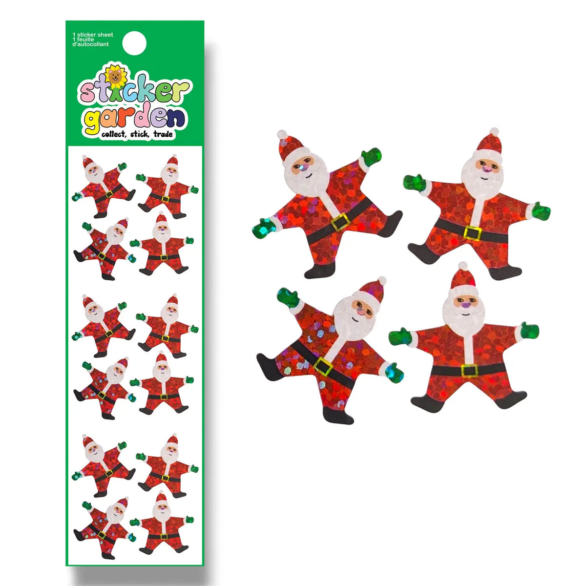 Sticker Garden - Sparkle Santa – Lily Jane