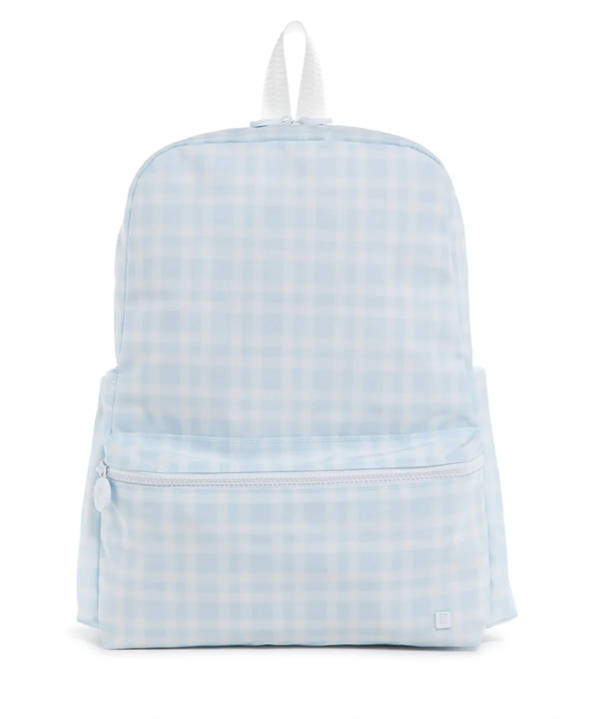 TRVL - Backpack - Pimlico Plaid Blue – Lily Jane