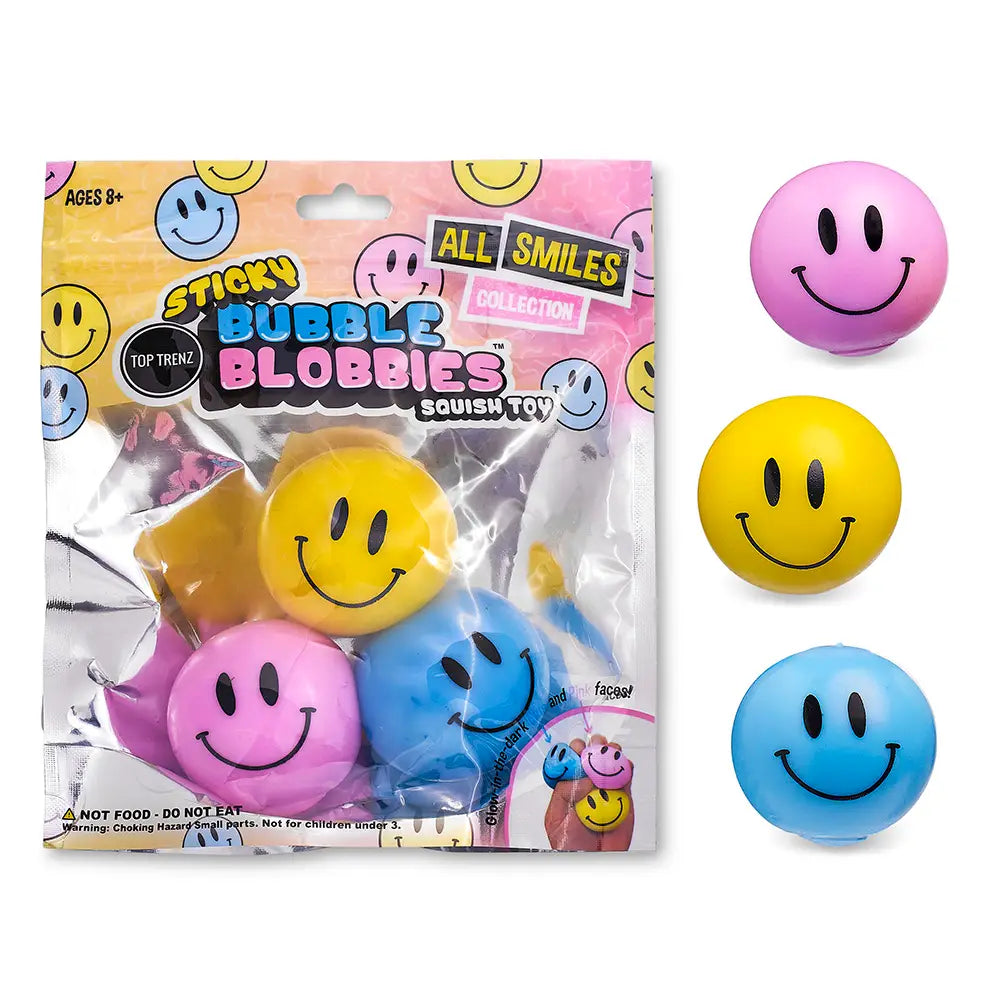 Sticky Bubble Blobbies - Happy Faces – Lily Jane