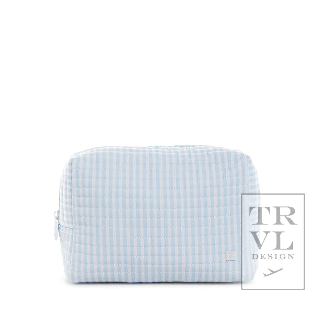 TRVL - Quilted Everyday Bag - Blue Pimlico Stripe – Lily Jane